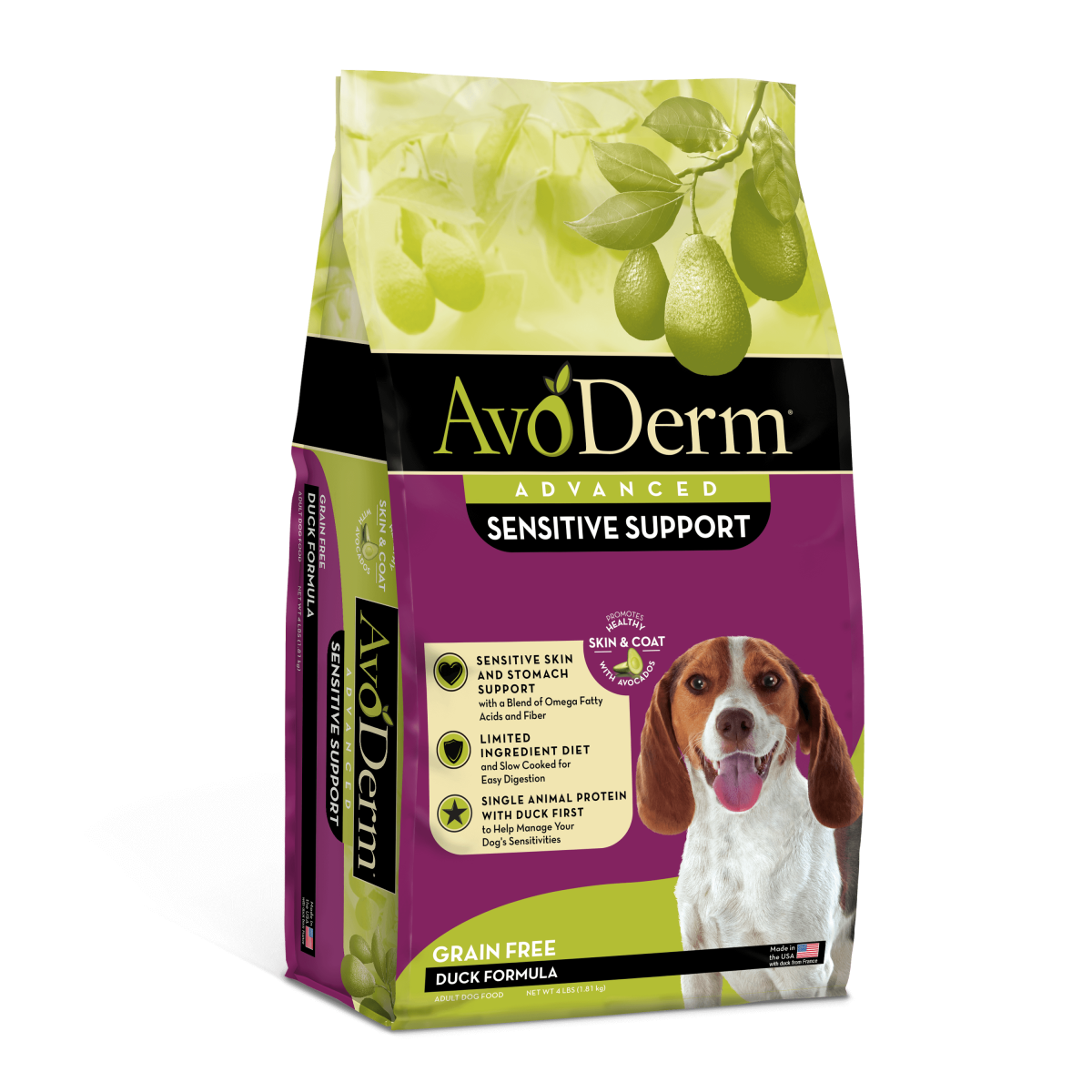 ADVANCED SENSITIVE SUPPORT GRAIN FREE DUCK FORMULA - AvoDerm