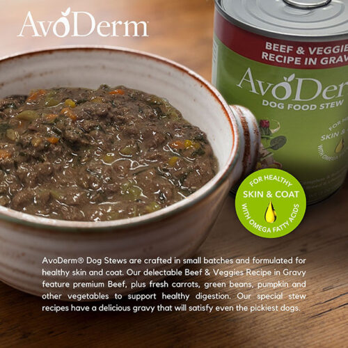 12 Cans- Stew Beef & Veggies Recipe In Gravy - AvoDerm